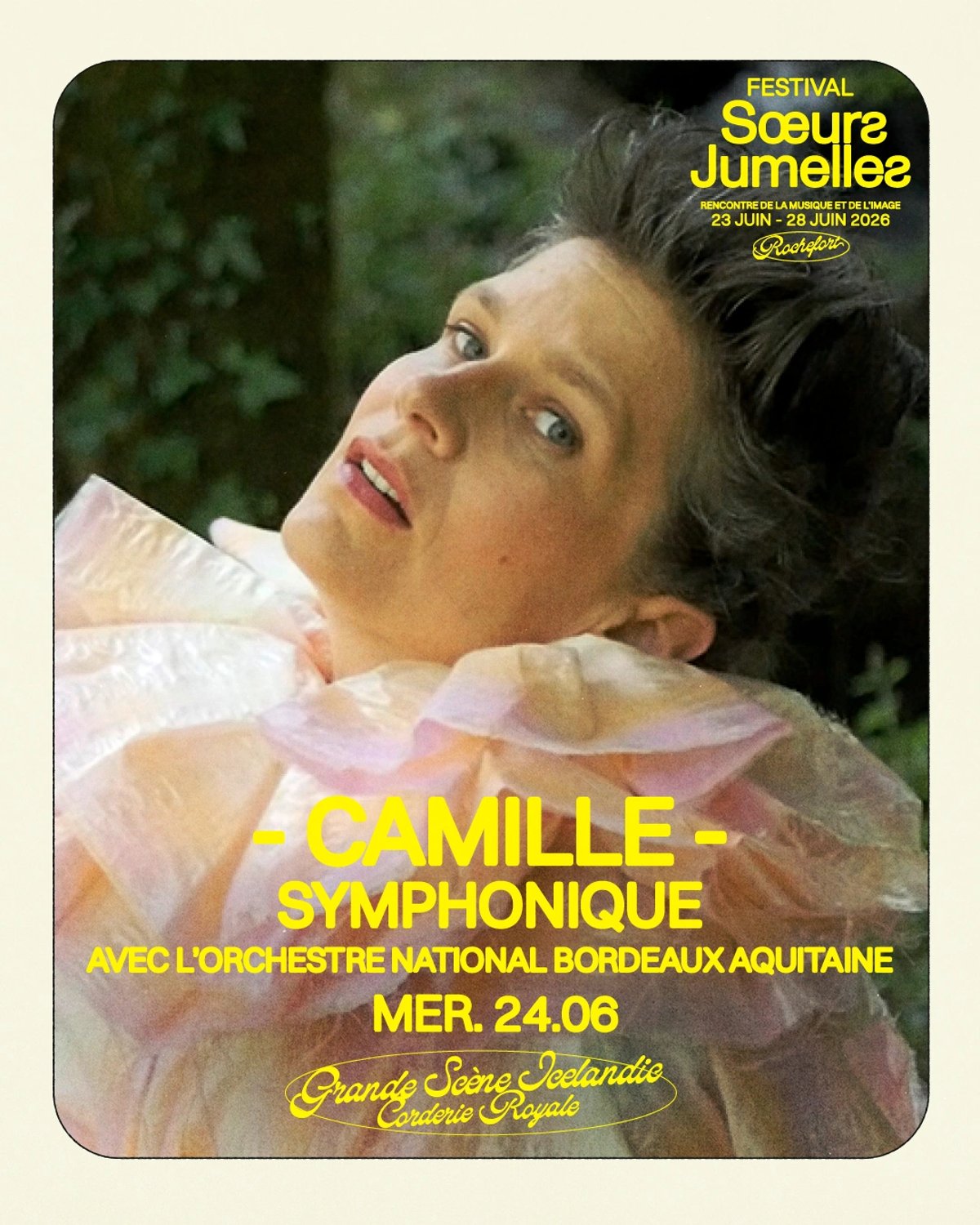 Concert Camille Symphonique, Birds on a Wire à Rochefort le 24/06/2026